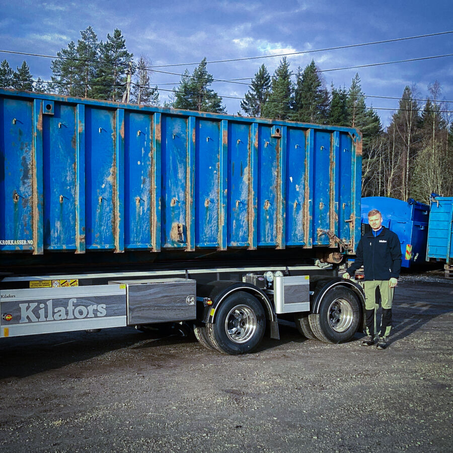 Mångsidig lastväxlarvagn från Hälsingland - Kilafors