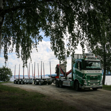 Lastbilssläp för det nordiska klimatet - Kilafors