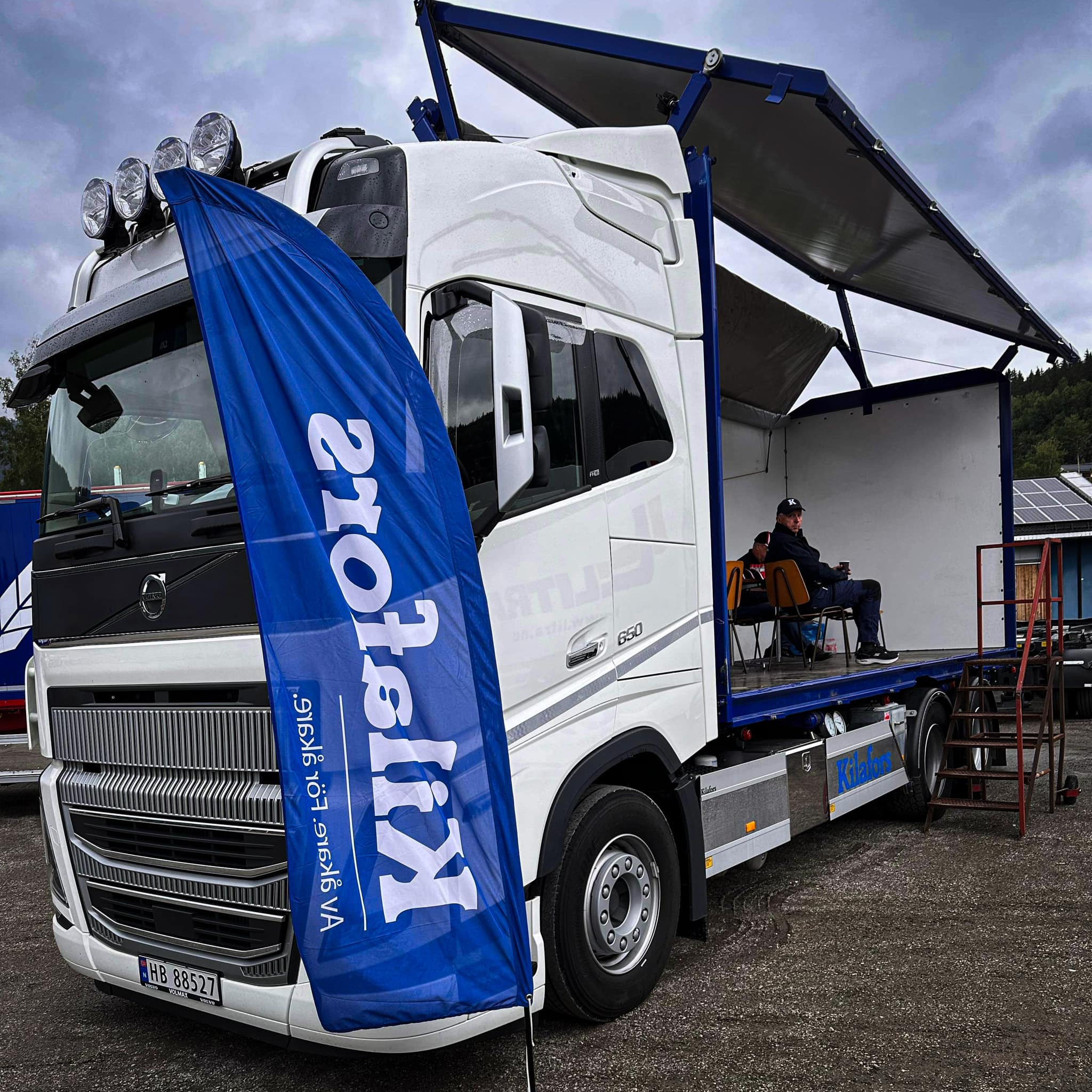 Kilafors på plats under Lastebilens Dager i Tretten, Norge - Kilafors